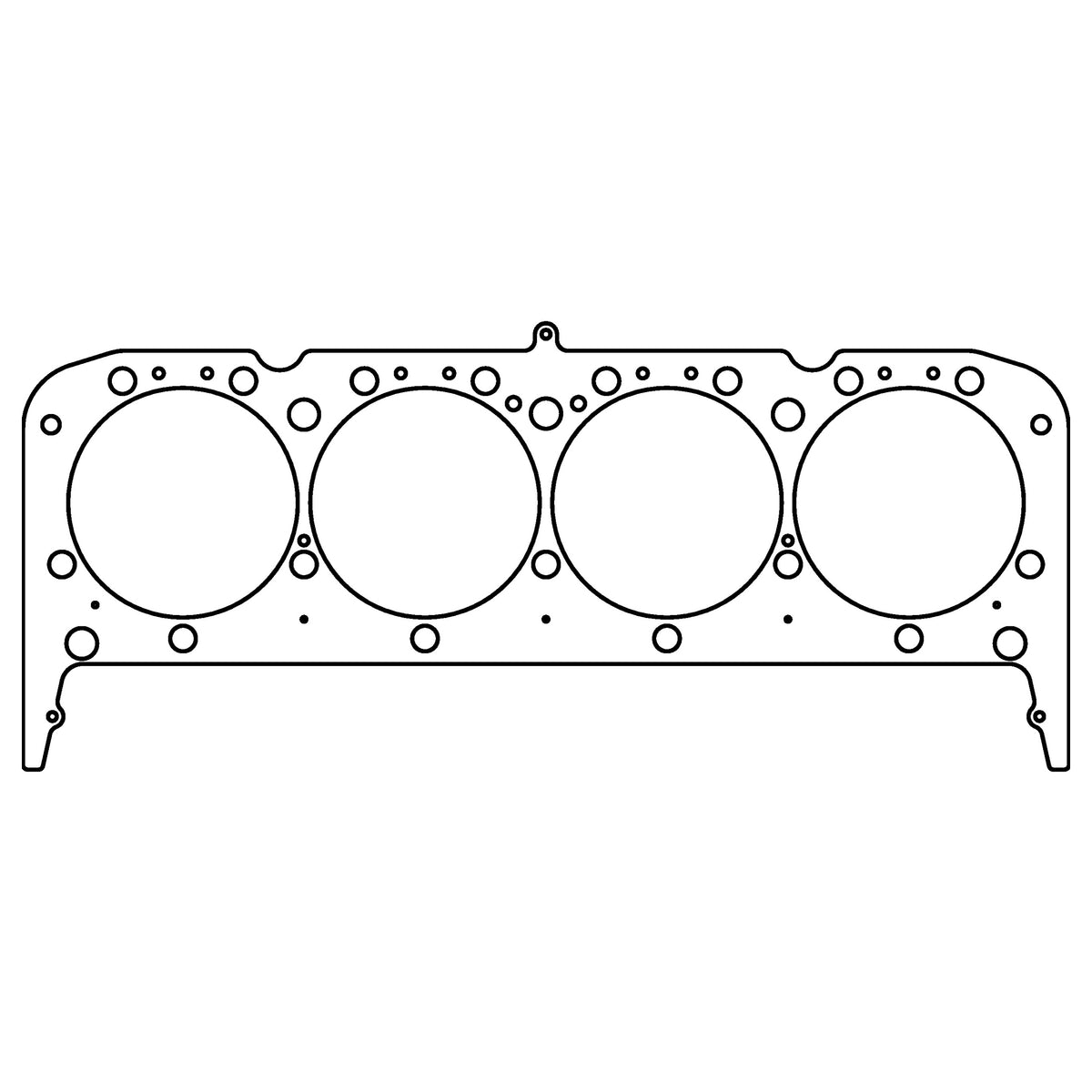 Cometic GM SB2.2 Small Block V8 .120" MLS Cylinder Head Gasket, 4.165 ...