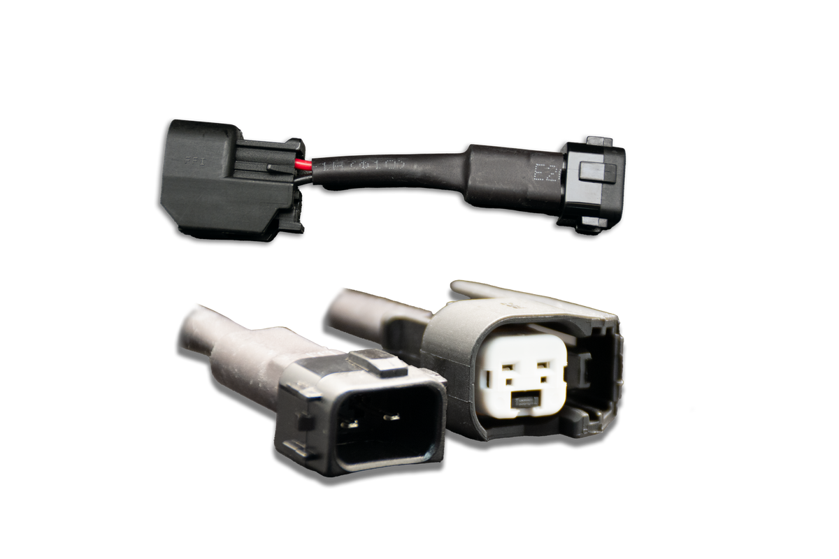 Set of 6 US Car/EV6 (female) to Honda OBD2 (male) injector plug adapto ...