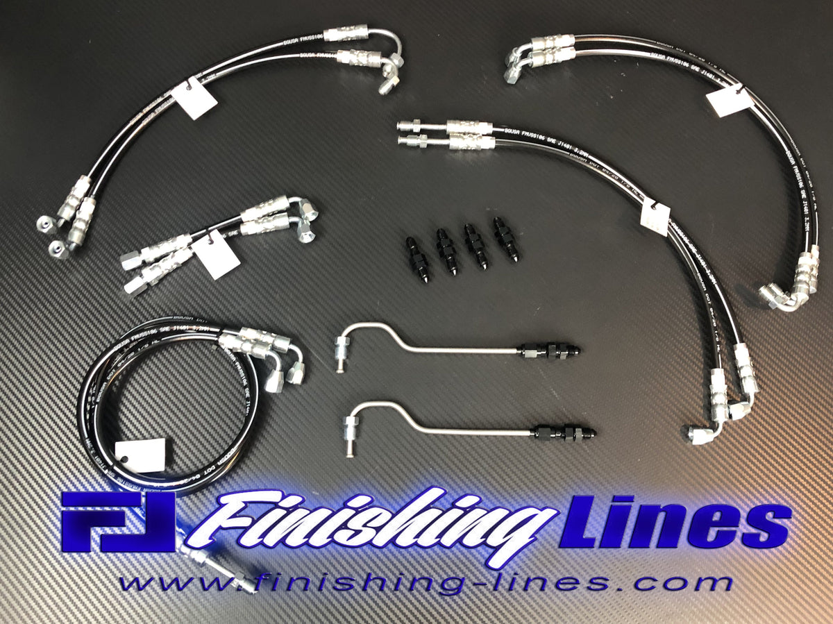 EG Full Tuck Brake Line Kit (stock master cylinder setup ...