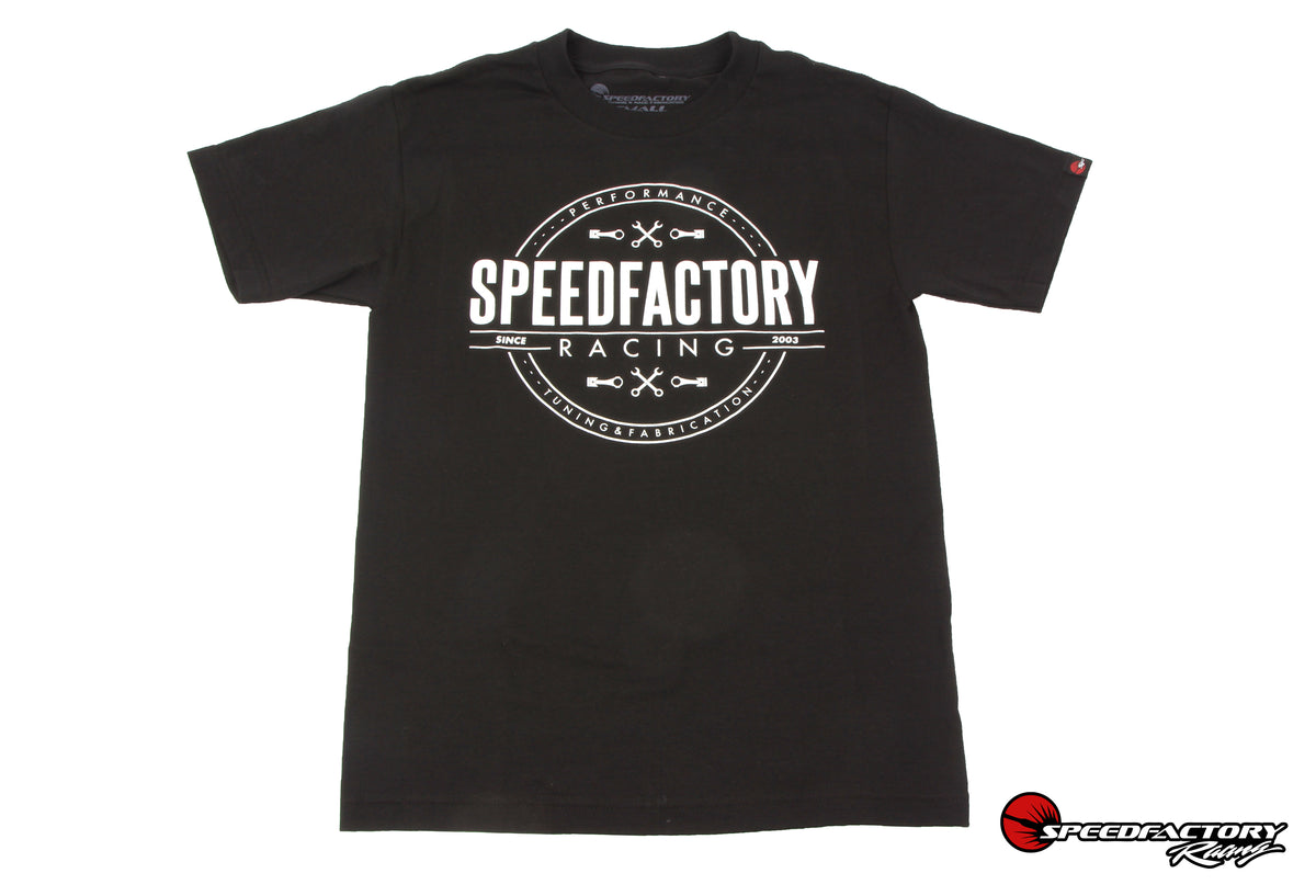SpeedFactory Racing "Badge" T-Shirt – SpeedFactoryRacing