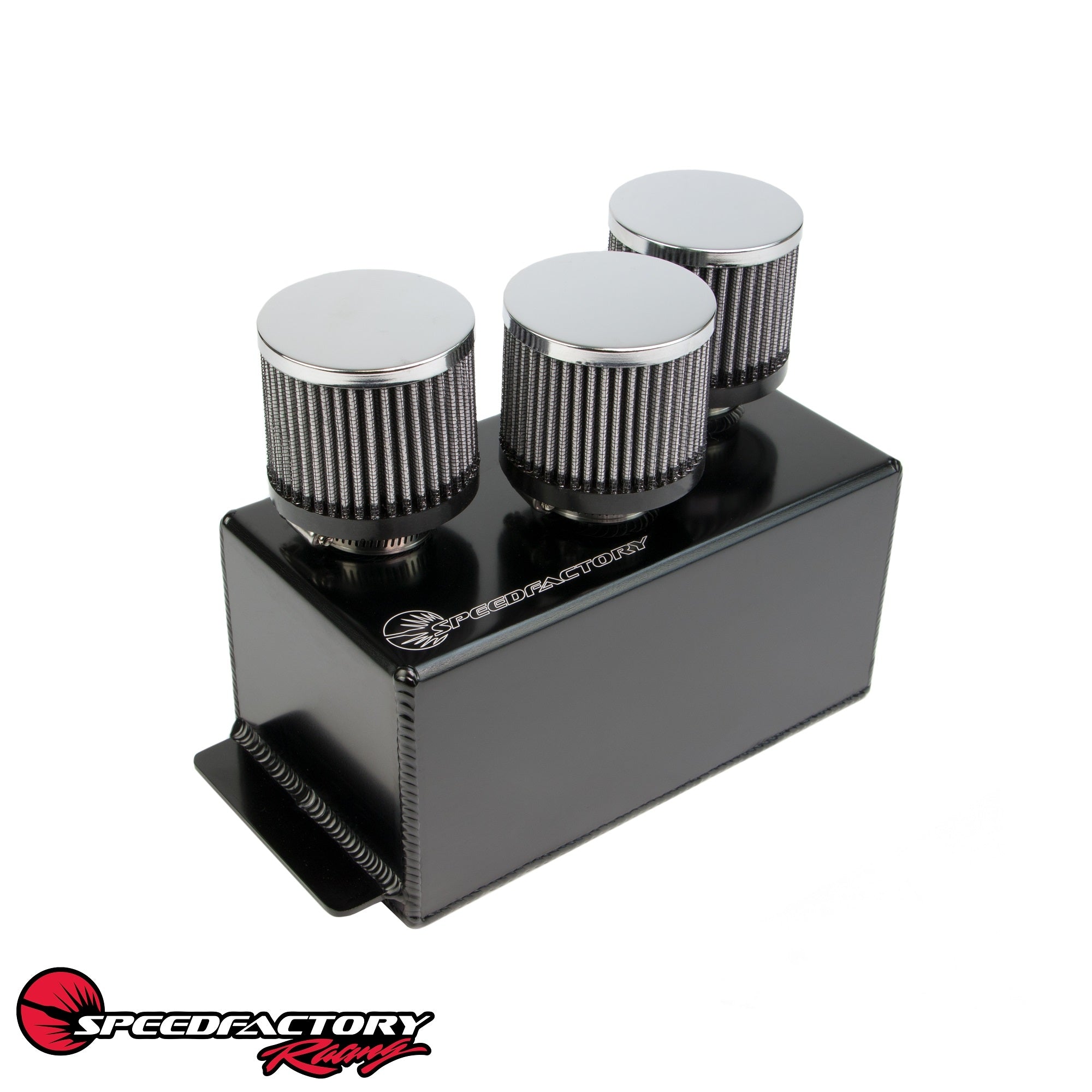 SpeedFactory Racing 3-Filter Oil Catch Can - Black Edition ...