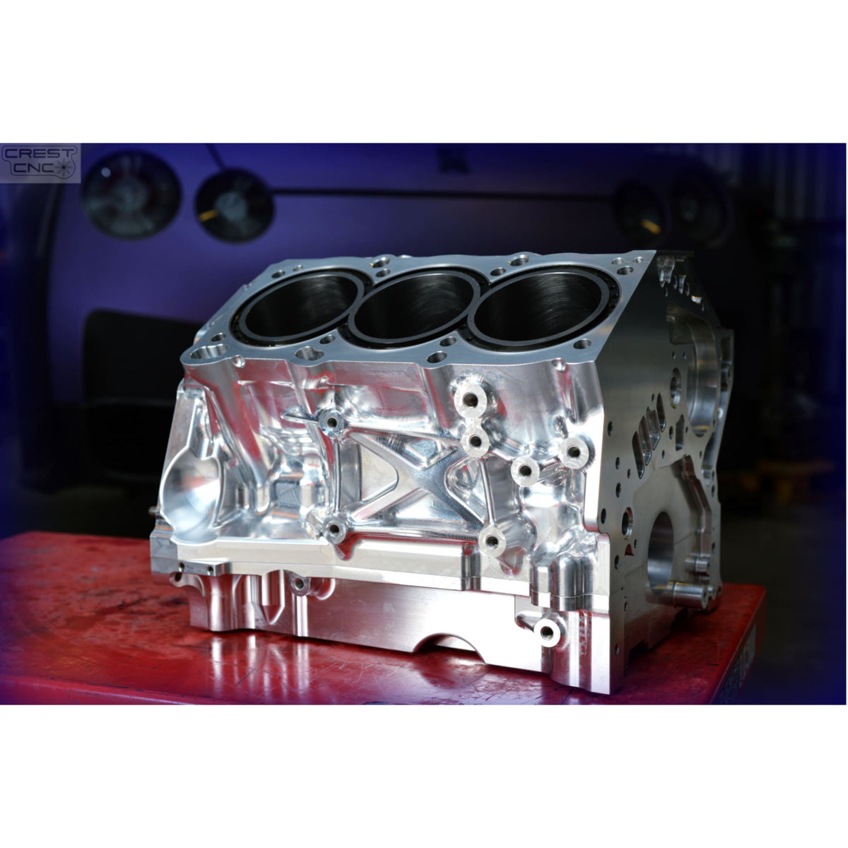 Extreme Turbo Systems - GT-R Crest CNC Billet Block – SpeedFactoryRacing