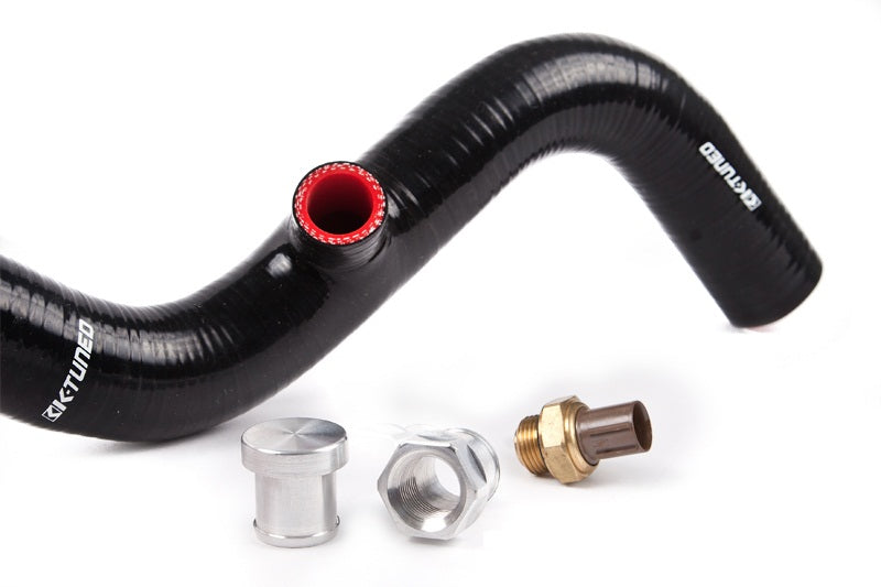 K-Tuned Driver Side RAD Hoses (W/ Optional Fan Switch Bung ...