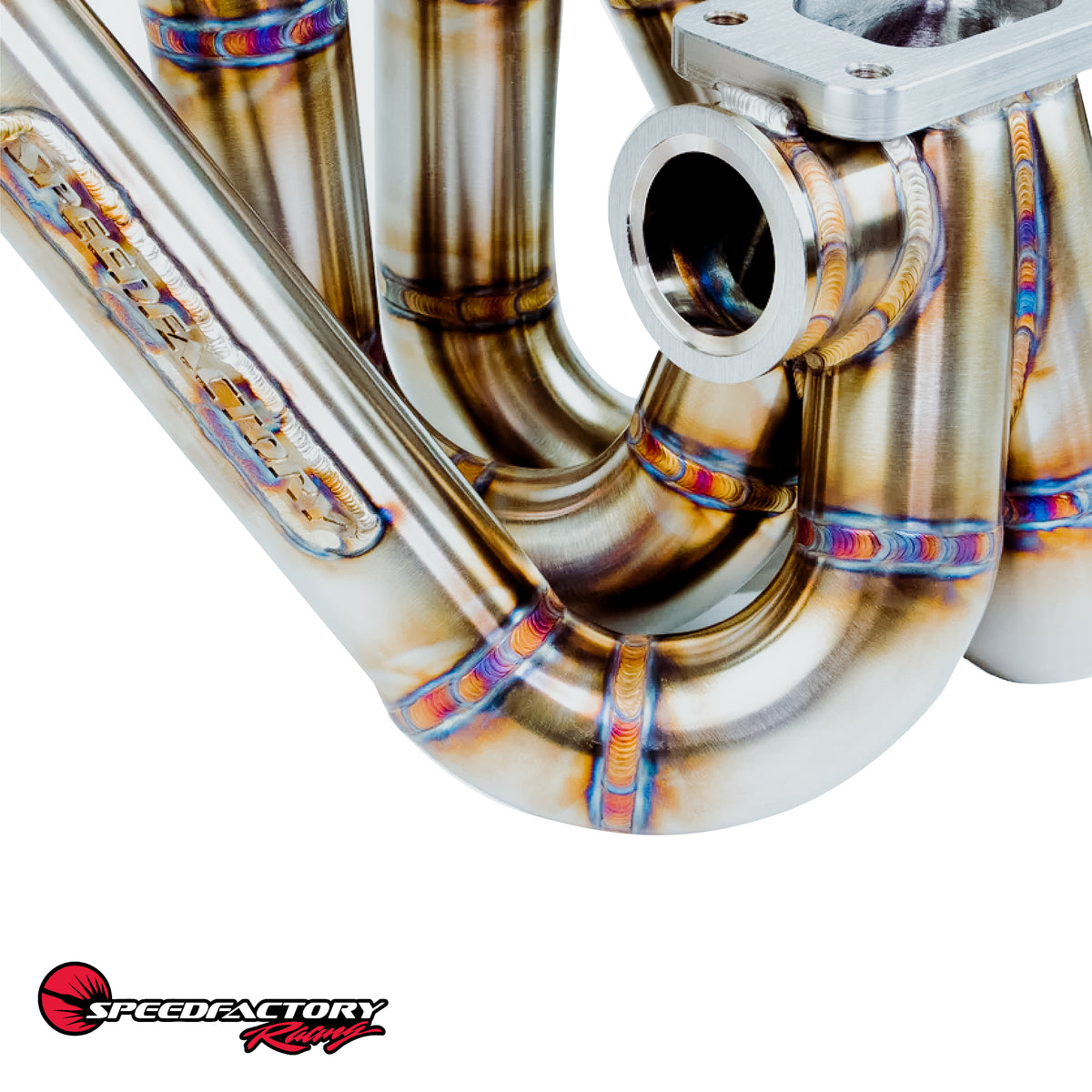 SpeedFactory Stainless Steel "Top Mount" Turbo Manifold ...